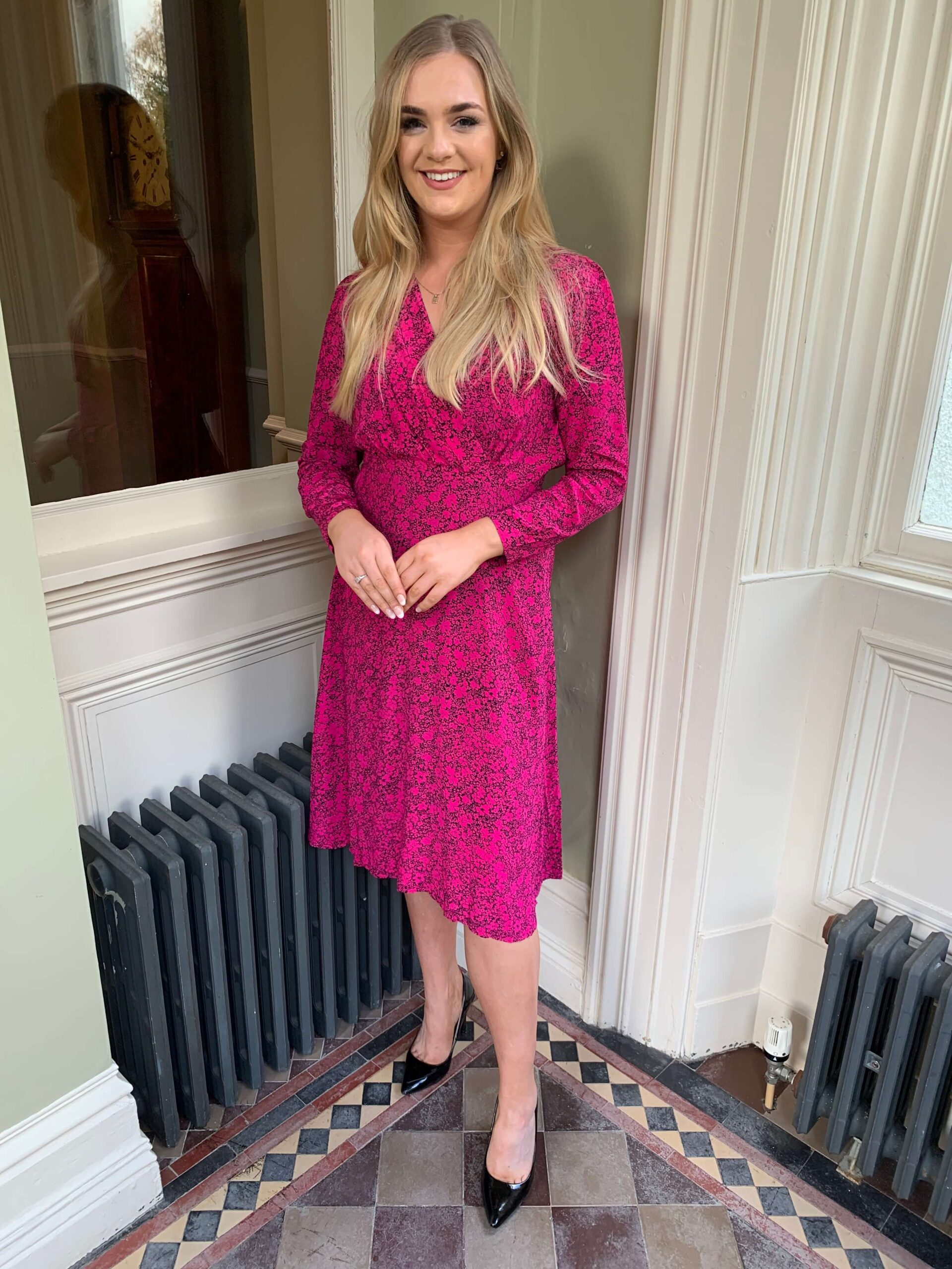 Suncoo Clodie Pink Print Dress | Erre Esse Boutique