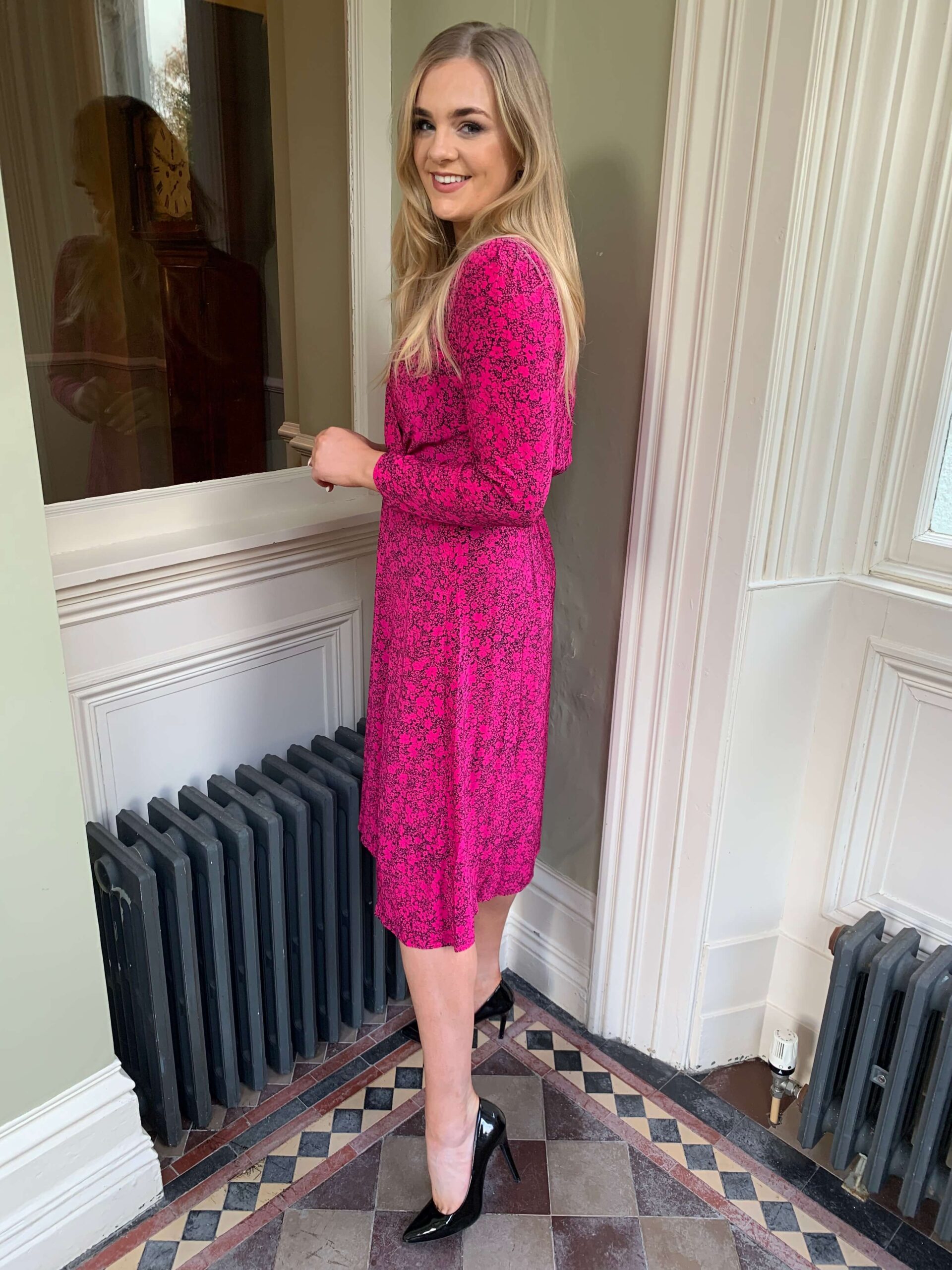Suncoo Clodie Pink Print Dress | Erre Esse Boutique