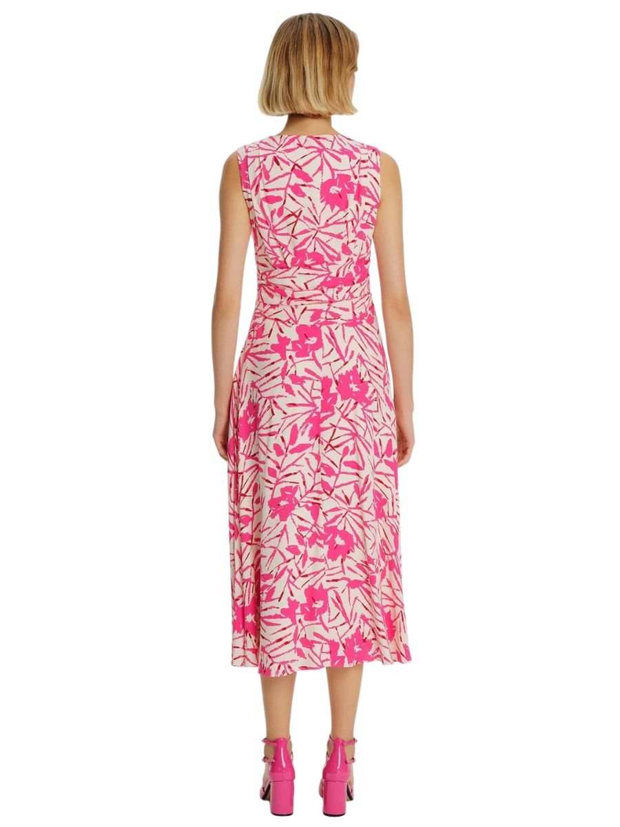 Exquise Floral Ruched Waist Midi Dress | Erre Esse Boutique